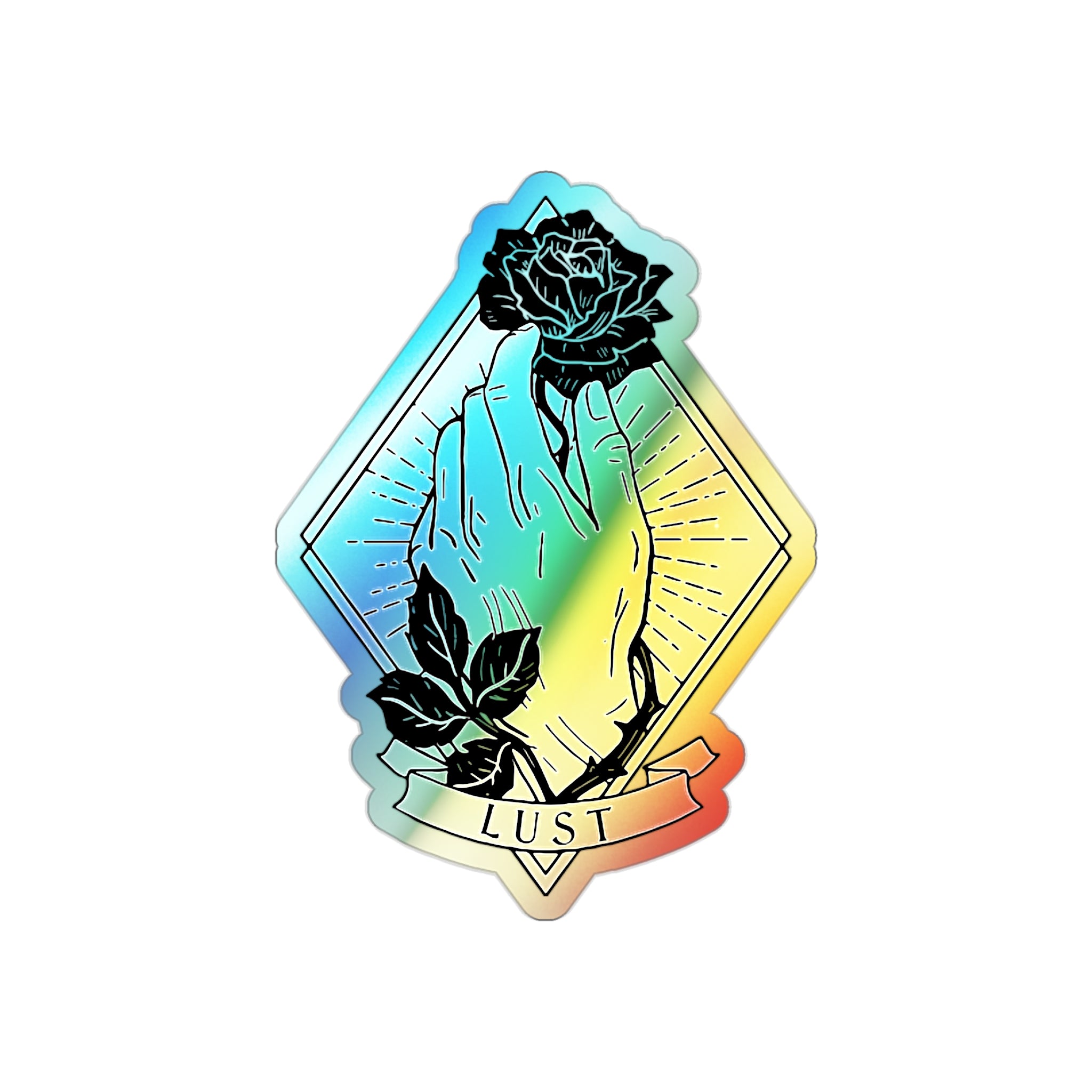 Lust Holographic Die-cut Stickers – USA Today Bestselling Author Emma Hamm